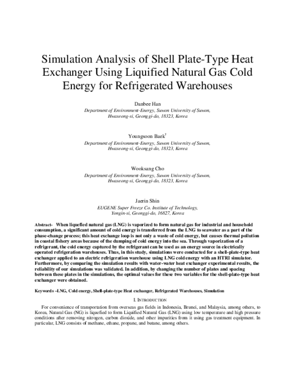 (PDF) Simulation Analysis of Shell Plate-Type Heat Exchanger Using ...