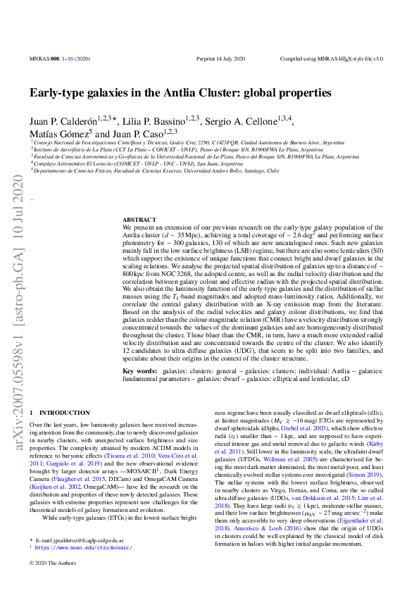 (PDF) Early-type galaxies in the Antlia cluster: global properties