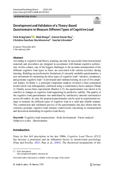 (PDF) Development and Validation of a Theory-Based Questionnaire to Measure Different Types of ...