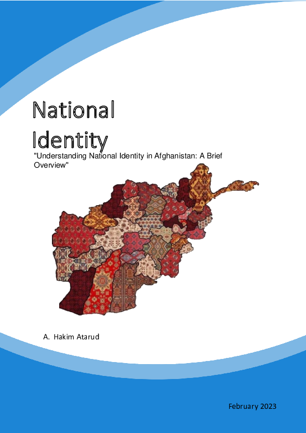 (PDF) National Identity "Understanding National Identity in Afghanistan ...