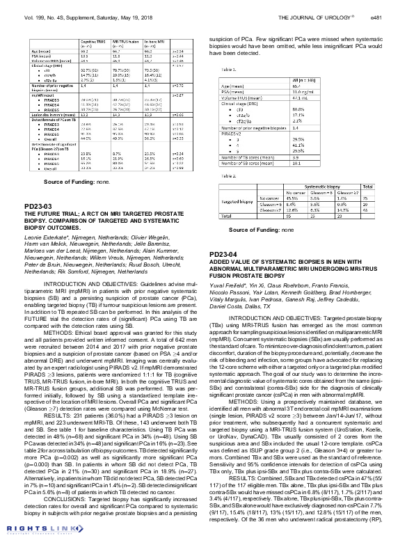 (PDF) PD23-03 the Future Trial; a RCT on Mri Targeted Prostate Biopsy ...