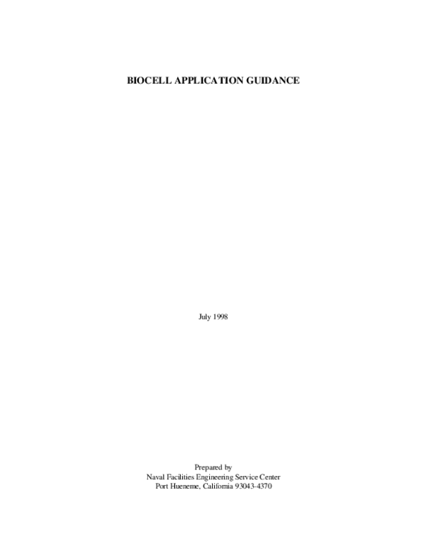 (PDF) Biocell Application Guidance