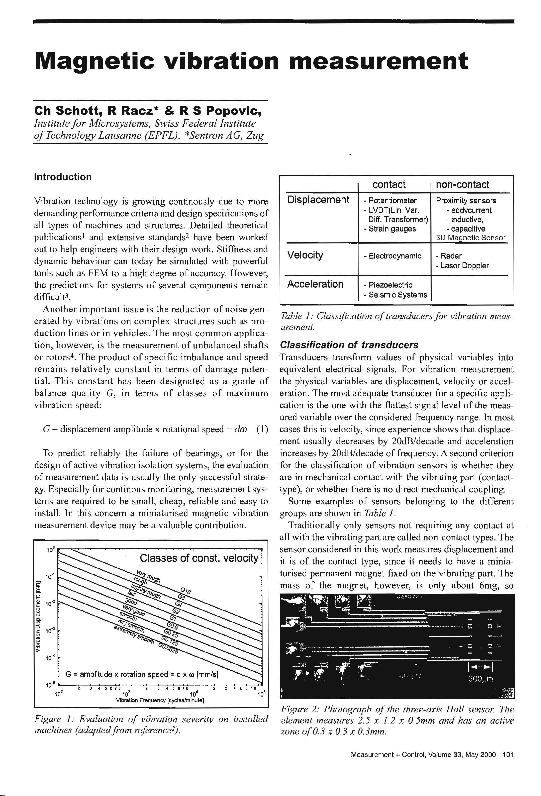 (PDF) Magnetic Vibration Measurement