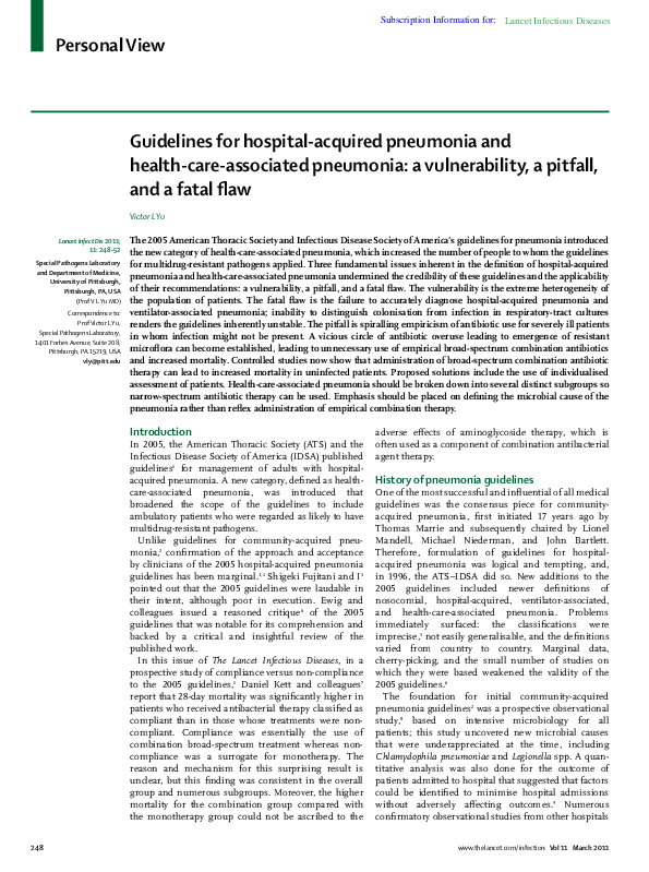 (PDF) Guidelines for hospital-acquired pneumonia and health-care ...