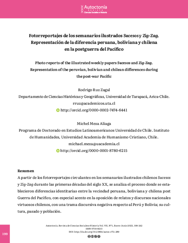 (PDF) FOTORREPORTAJES DE LOS SEMANARIOS ILUSTRADOS SUCESOS Y ZIG-ZAG ...