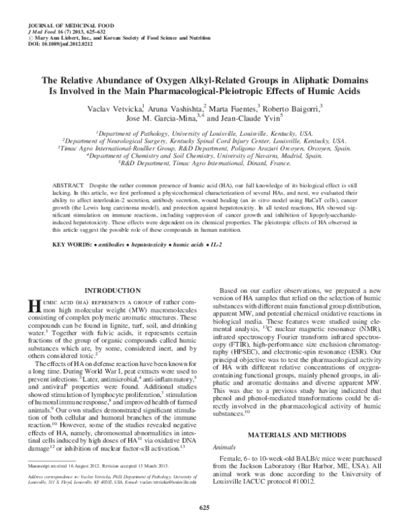 (PDF) The Relative Abundance of Oxygen Alkyl-Related Groups in ...