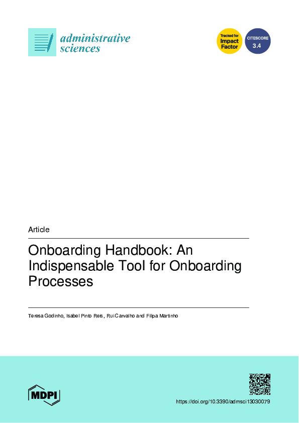 (PDF) Onboarding Handbook: An Indispensable Tool for Onboarding Processes