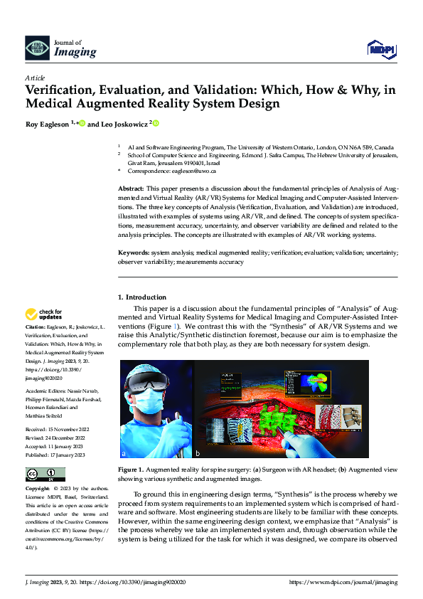 (PDF) Verification, Evaluation, and Validation: Which, How & Why, in ...