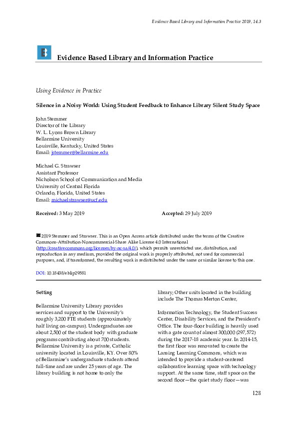 (PDF) Silence in a Noisy World: Using Student Feedback to Enhance ...