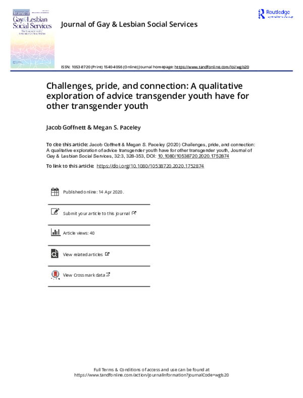 (PDF) Challenges, pride, and connection: A qualitative exploration of ...