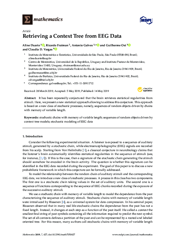 (PDF) Retrieving a Context Tree from EEG Data