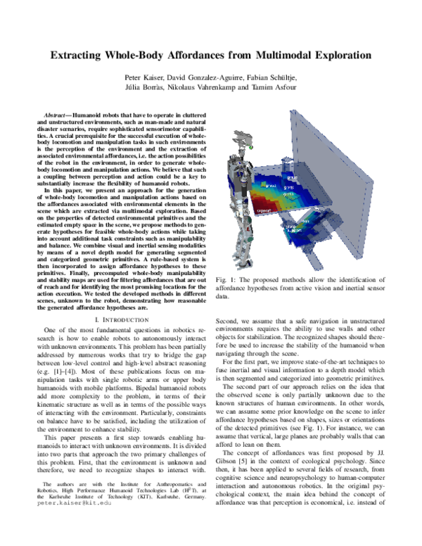 (PDF) Extracting whole-body affordances from multimodal exploration