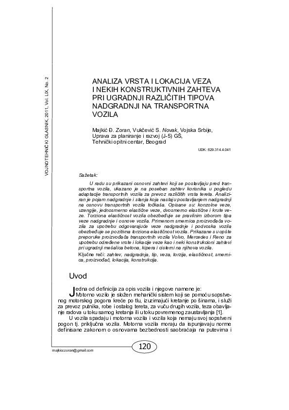 (PDF) Analysis of connection element classes and locations and of some ...