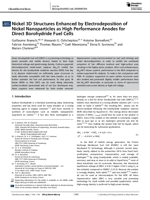 (PDF) Enhanced Nickel Anodes for Fuel Cells