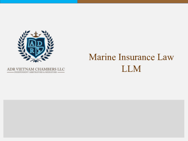 (PDF) Marine Insurance Law
