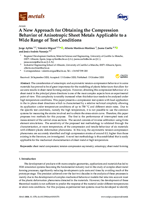 (PDF) A New Approach for Obtaining the Compression Behavior of ...