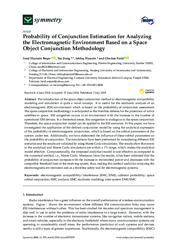 (PDF) Probability of Conjunction Estimation for Analyzing the ...