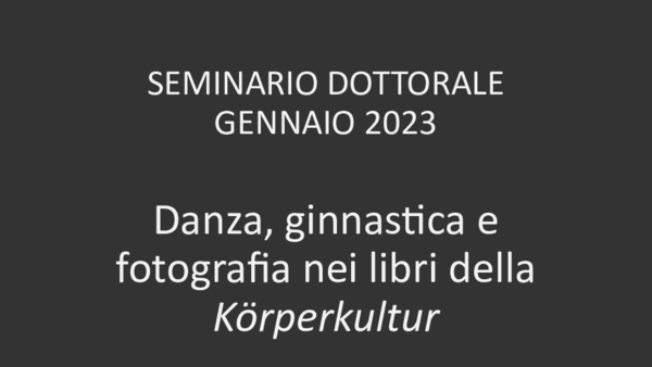 (PPT) Danza, ginnastica e fotografia nei libri della Koerperkultur ...