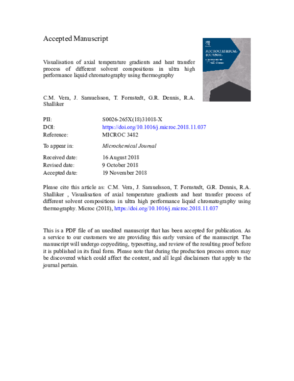 (PDF) Visualisation of axial temperature gradients and heat transfer ...