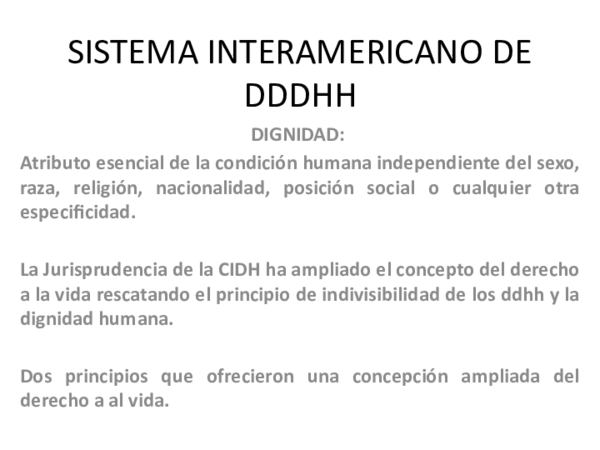 (PPT) SISTEMA INTERAMERICANO DE DDDHH