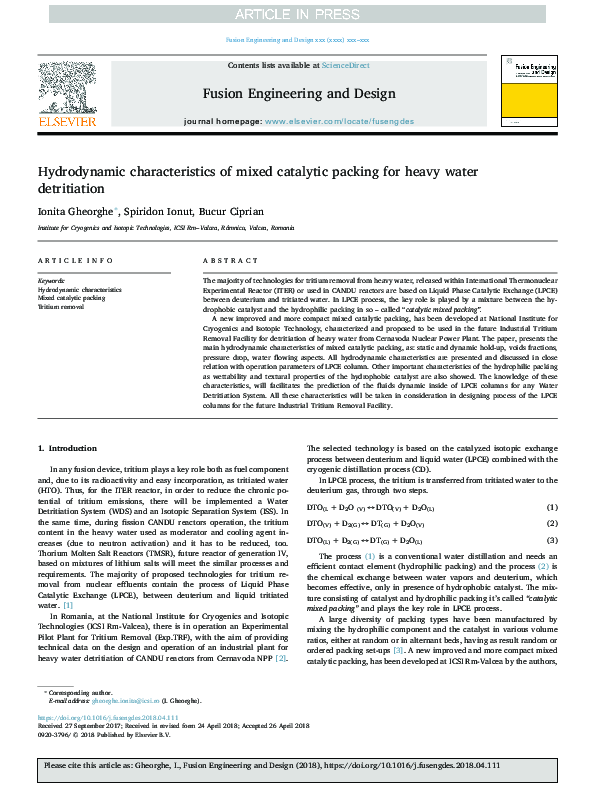 (PDF) Hydrodynamic characteristics of mixed catalytic packing for heavy ...