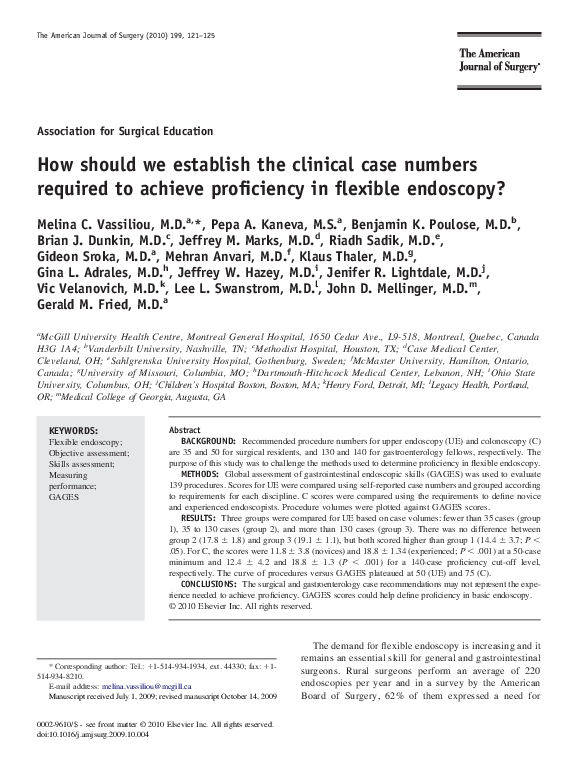(PDF) How should we establish the clinical case numbers required to ...