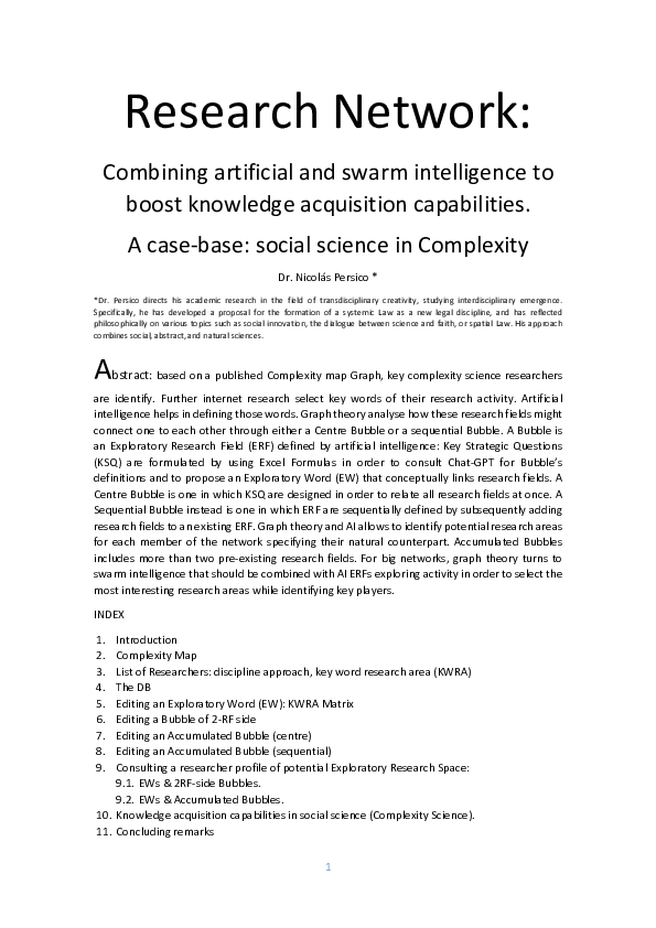 (PDF) Research Network: Combining artificial and swarm intelligence to boost knowledge ...