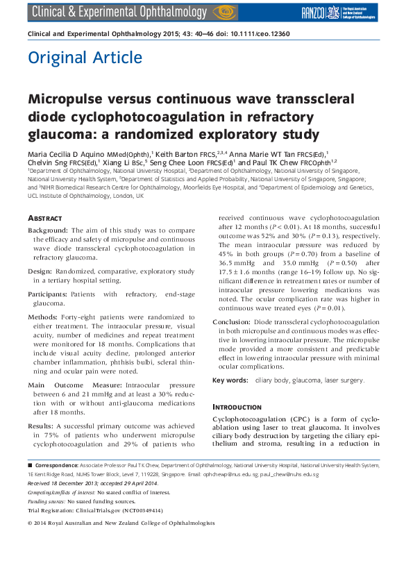 (PDF) Micropulse versus continuous wave transscleral diode ...