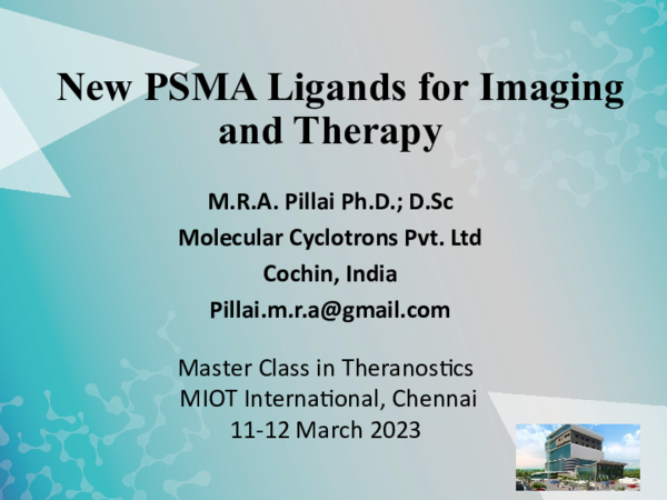 (PPT) New PSMA Tracers for Imaging and Therapy