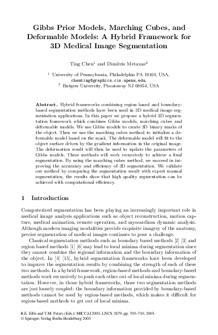 (PDF) Gibbs Prior Models, Marching Cubes, and Deformable Models: A Hybrid Framework for 3D ...