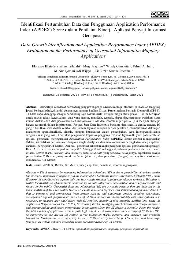 (PDF) Data Growth Identification and Application Performance Index ...