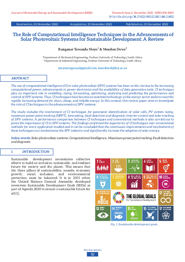 (PDF) The role of computational intelligence techniques in the advancements of solar ...