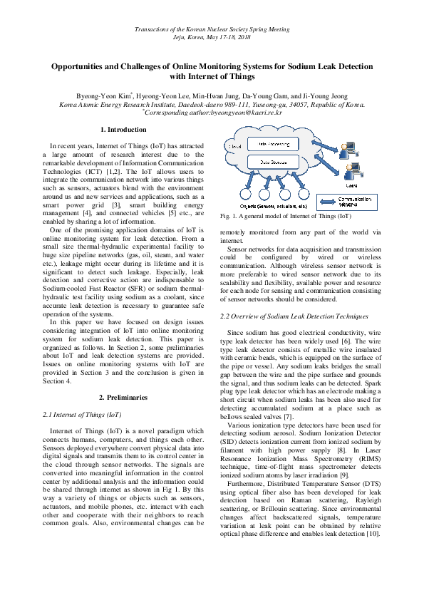 (PDF) Opportunities and Challenges of Online Monitoring Systems for ...