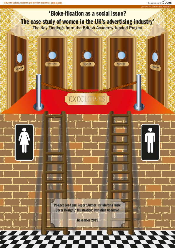 (PDF) ‘Bloke-ification as a social issue? The case study of women in ...