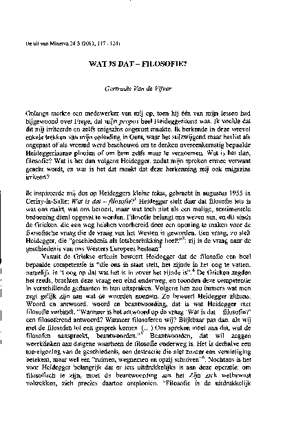 (PDF) Wat is dat - filosofie?