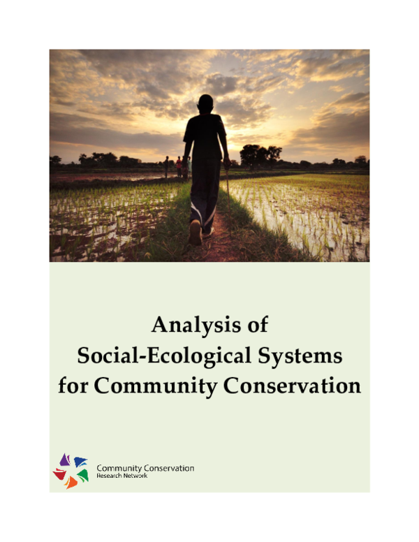 (PDF) Analysis of Social-Ecological Systems for Community Conservation