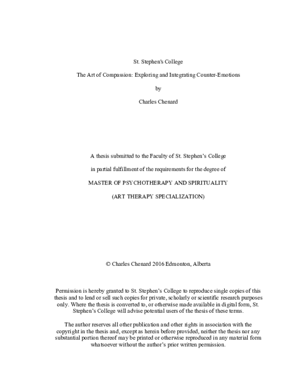 (PDF) The Art of Compassion: Exploring and Integrating Counter-Emotions
