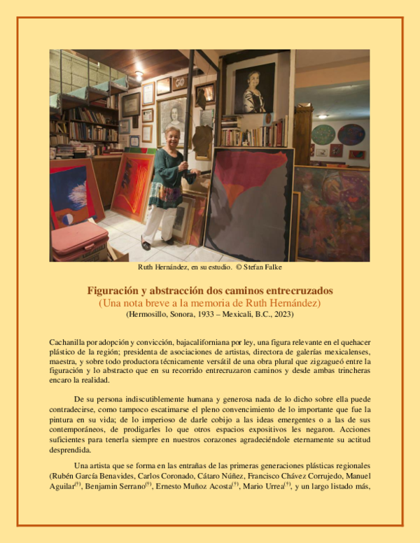 (PDF) Ruth Hernandez en su memoria