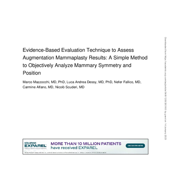 (PDF) Evidence-based evaluation technique to assess augmentation ...