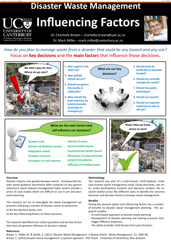 (PDF) Disaster Waste Management Influencing Factors