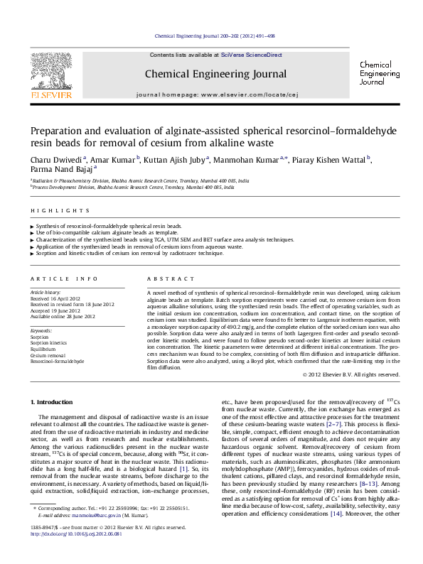 (PDF) Preparation and evaluation of alginate-assisted spherical ...