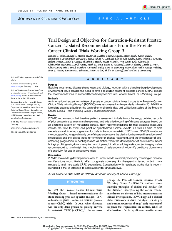 (PDF) Trial Design and Objectives for Castration-Resistant Prostate ...
