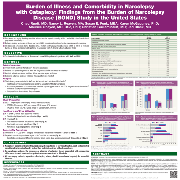 (PDF) Narcolepsy is complicated by high medical and psychiatric ...