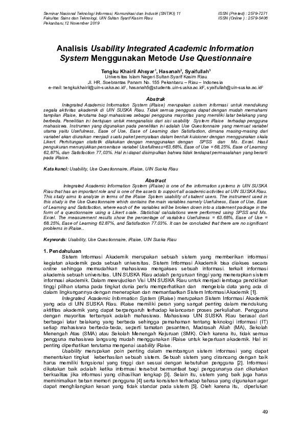 (PDF) Analisis Usability Integrated Academic Information System ...