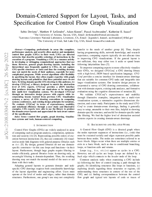 Pdf Domain Centered Support For Layout Tasks And Specification For Control Flow Graph