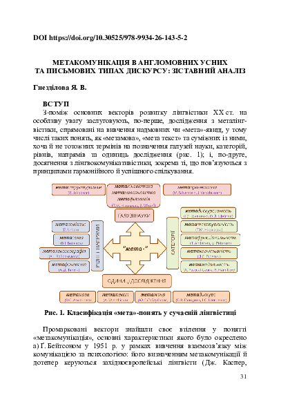 (PDF) Metacommunication in English Oral and Written Types of Discourse ...