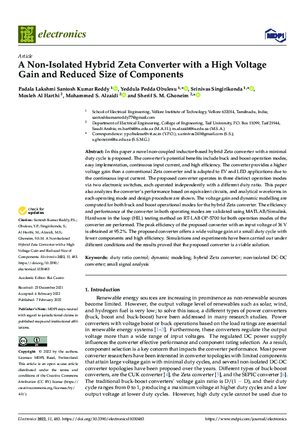 (PDF) A Non-Isolated Hybrid Zeta Converter with a High Voltage Gain and ... (PDF) A Non-Isolated Hybrid Zeta Converter with a High Voltage Gain and ...