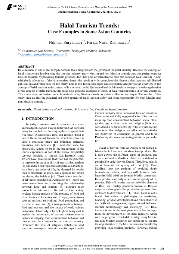 (PDF) Halal Tourism Trends