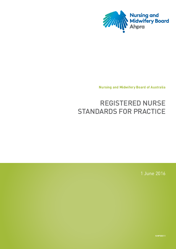 (PDF) Nursing and Midwifery Board Standard Registered nurse standards ...