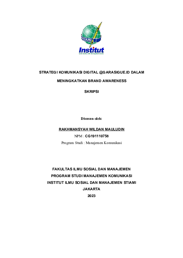 (DOC) Proposal Skripsi Wildan